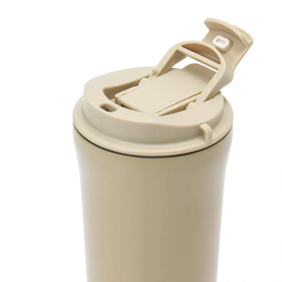 Vaso Térmico con Doble Tapa Abatible y Sorbete ThermoC Arena 500 ml ...